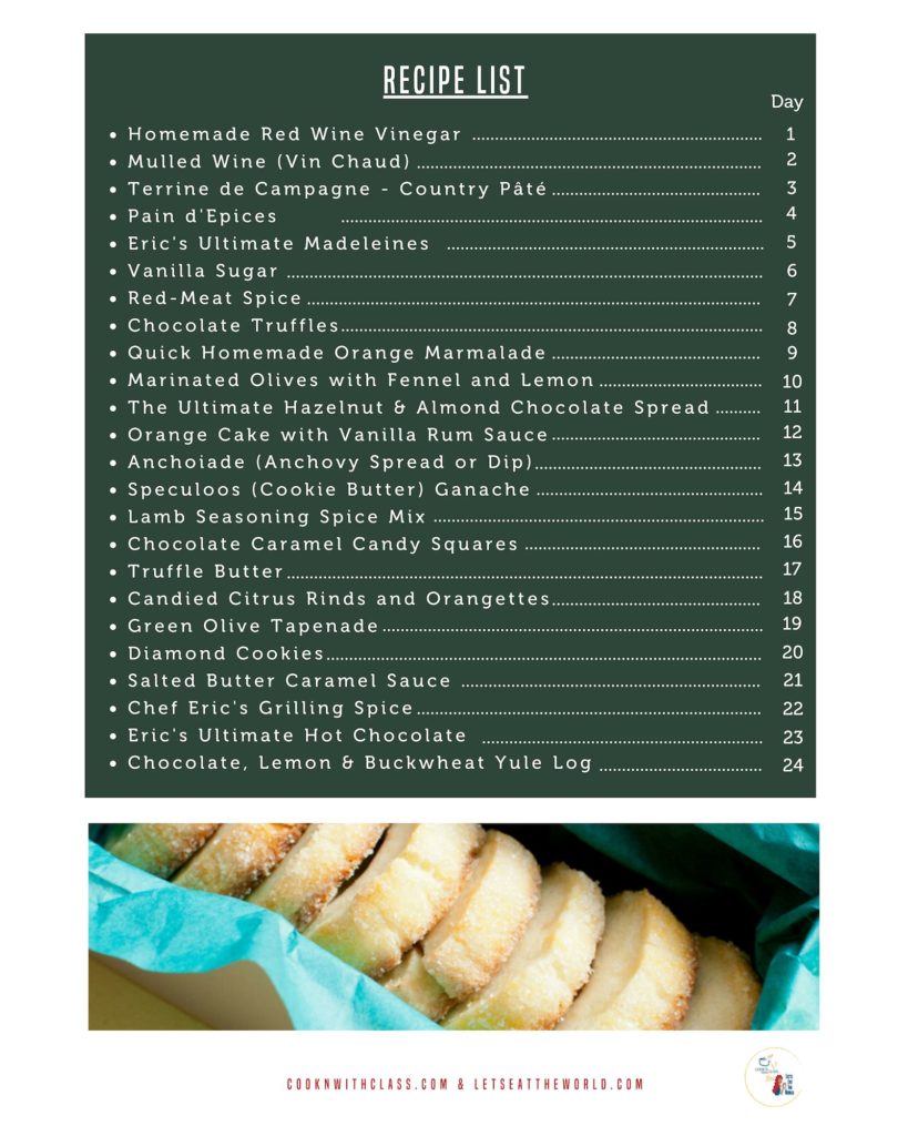 24 Day with 24 Recipes - Advent Recipe E-Book - Lets Eat The World