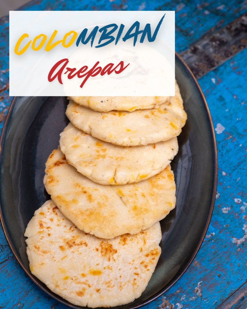 Authentic Colombian Arepas - Colombian Cheese Arepa Recipe - Lets Eat ...